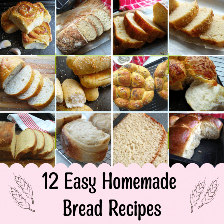 12 Easy Homemade Bread Recipes ⋆ The Gardening Foodie
