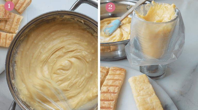 Easy Vanilla Custard Slice (without eggs) ⋆ The Gardening Foodie