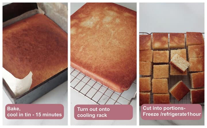 White Chocolate Lamingtons ⋆ The Gardening Foodie