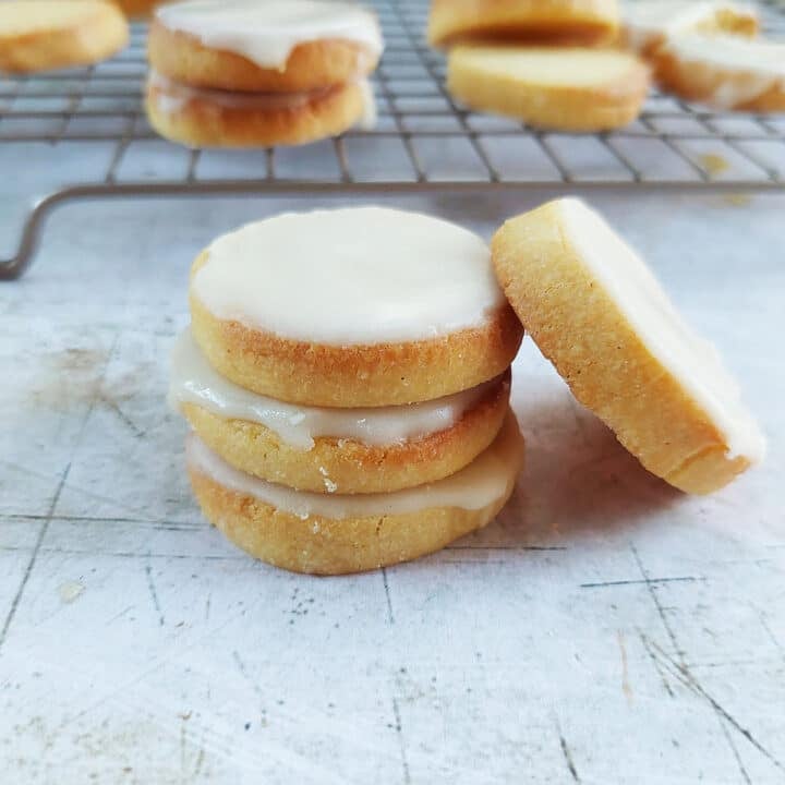 French Honey Butter Cookies - with honey glaze ⋆ The Gardening Foodie