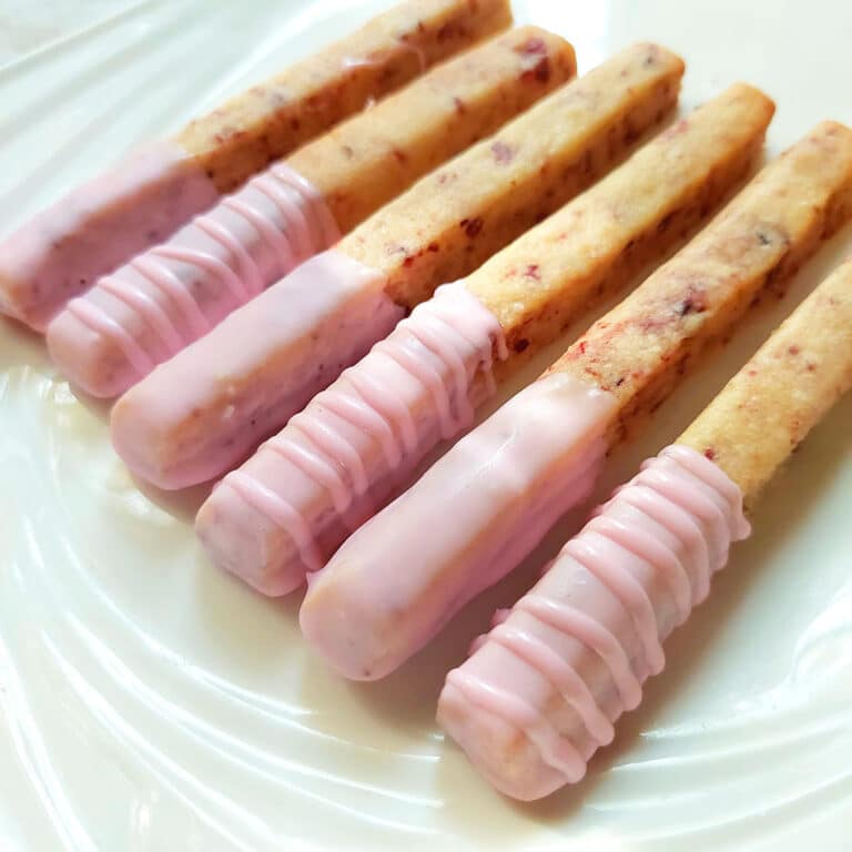 White Chocolate Cranberry Cookie Sticks - egg free