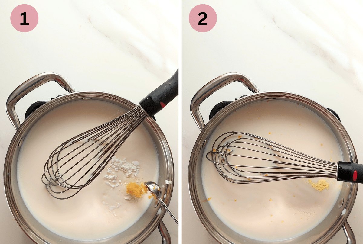 Easy Lemon Custard - 4 ingredients, egg free ⋆ The Gardening Foodie