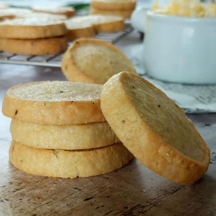 3 ingredient Cheddar Cheese Cookies - no sugar, no egg