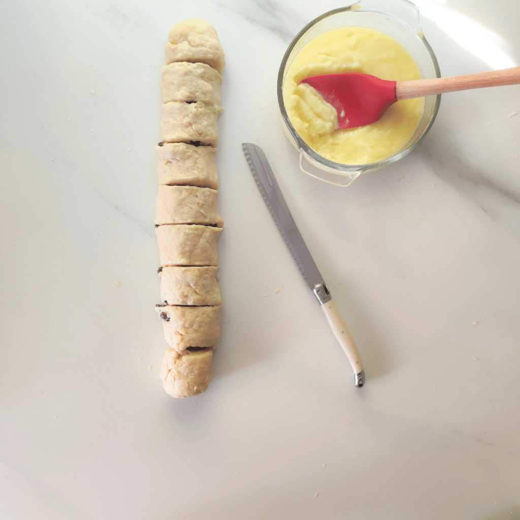 No yeast Lemon Curd Rolls -Eggless (Belgian Buns)