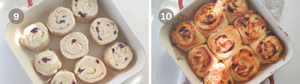 No yeast Lemon Curd Rolls (Belgian Buns)