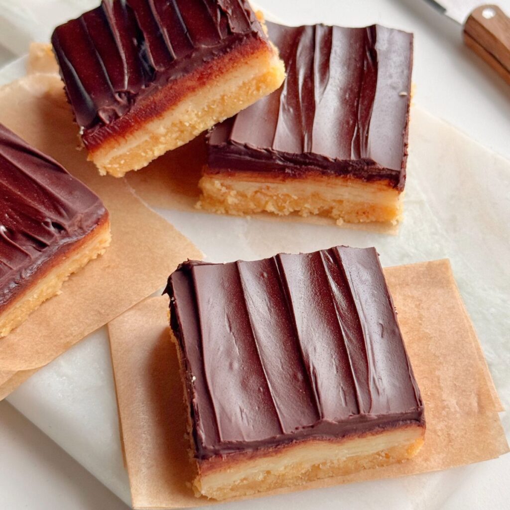 No Bake Millionaire's shortbread (5 ingredients) ⋆ The Gardening Foodie